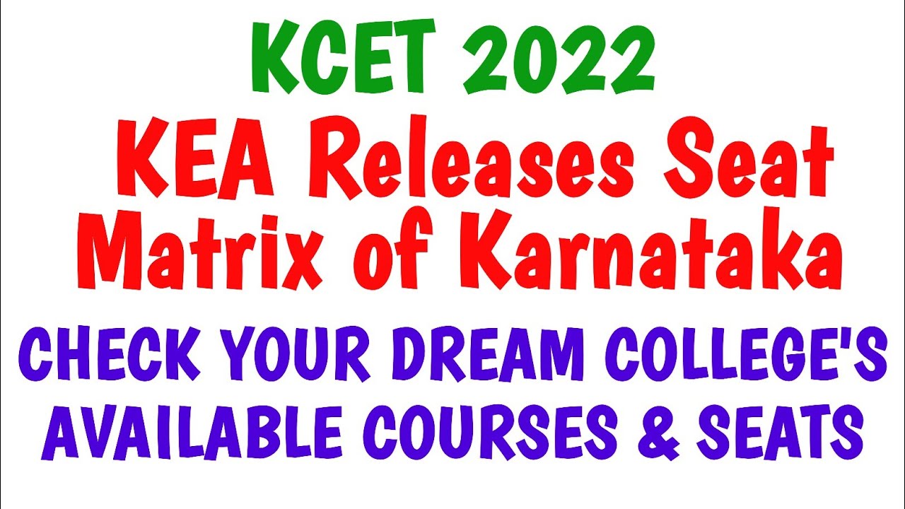 Draft seat matrix of engineering/check available seats & branches in ...