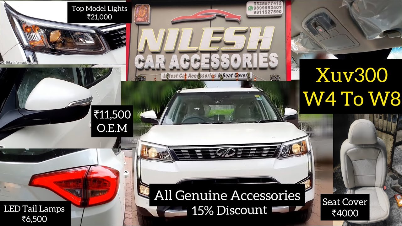 2022 Xuv 300 W4 To W8 Modification 🔥 XUV300 Base To Top Modification 🔥 ...