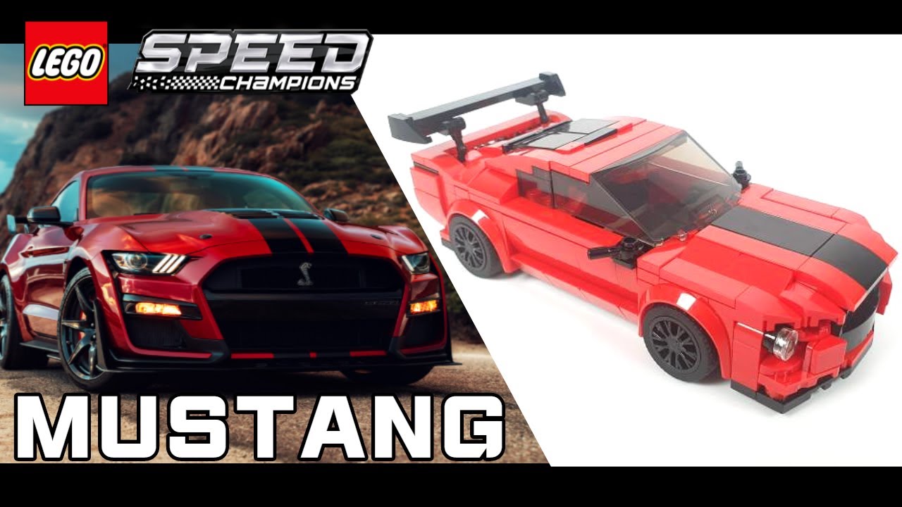 LEGO Ford Mustang Shelby Speed Champions MOC with Instructinos | 레고 스피드 ...