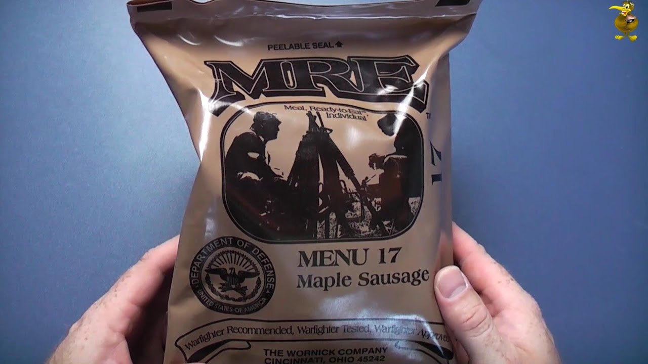 MRE Review - Menu 17 - Maple Sausage (2012) - YouTube