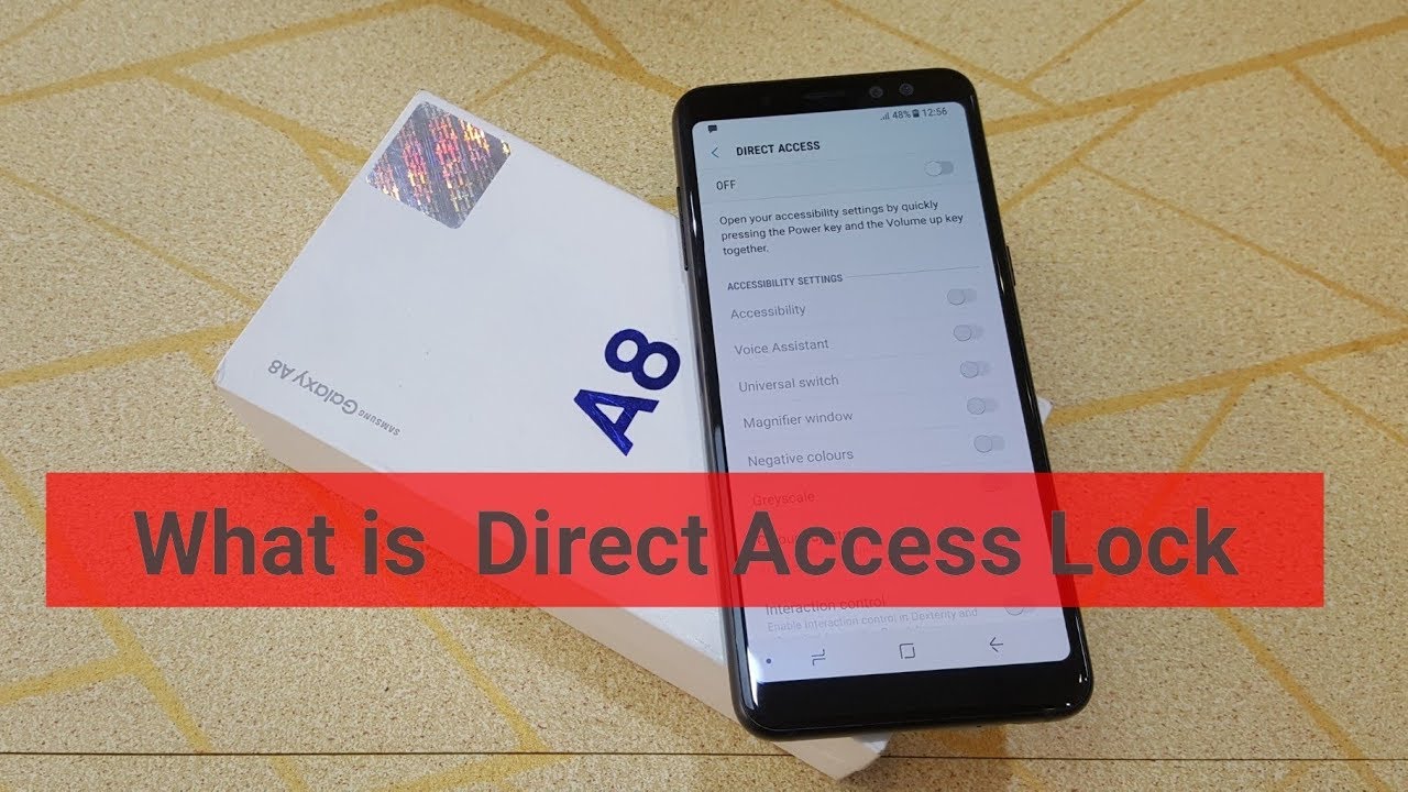 Samsung Galaxy A8 2018 Secret Lock feature | what is Direct Access Lock ...