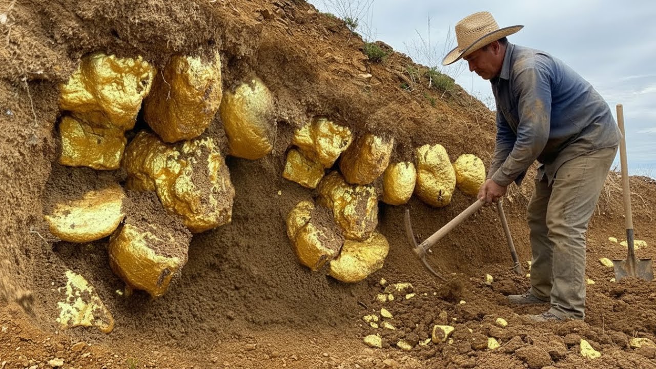Hidden Treasure Found Underground – Massive Gold Nuggets - YouTube