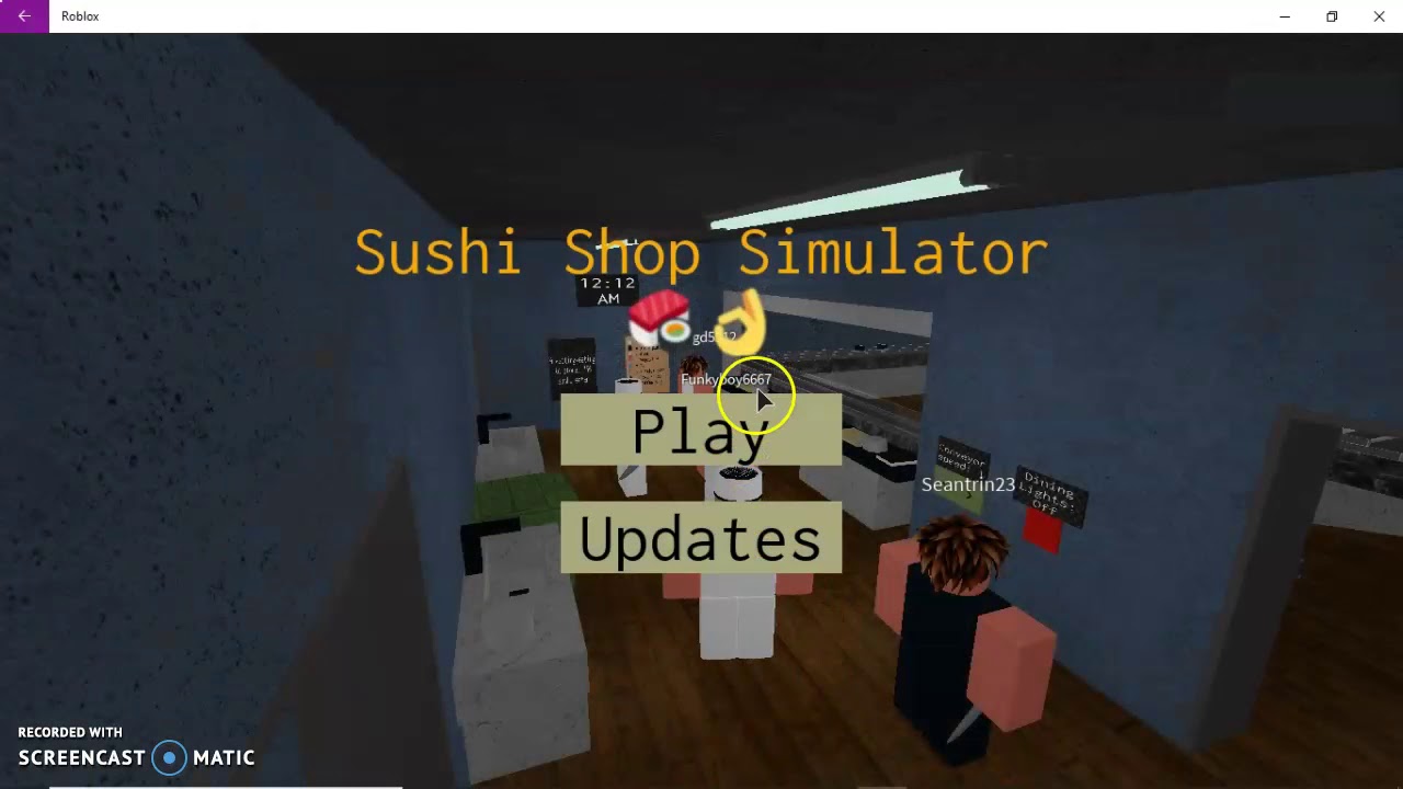 Sushi Simulator Ep1 *Cancelled* - YouTube