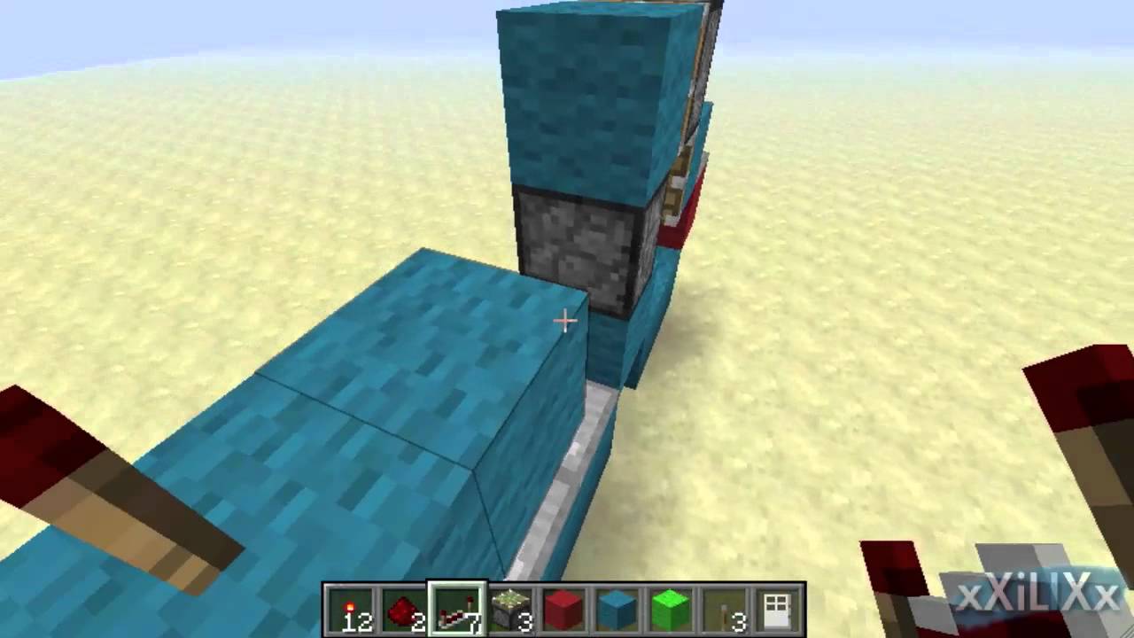Minecraft - Tileable, Vertical, 1-Wide Piston Clock (v2)(Faster ...
