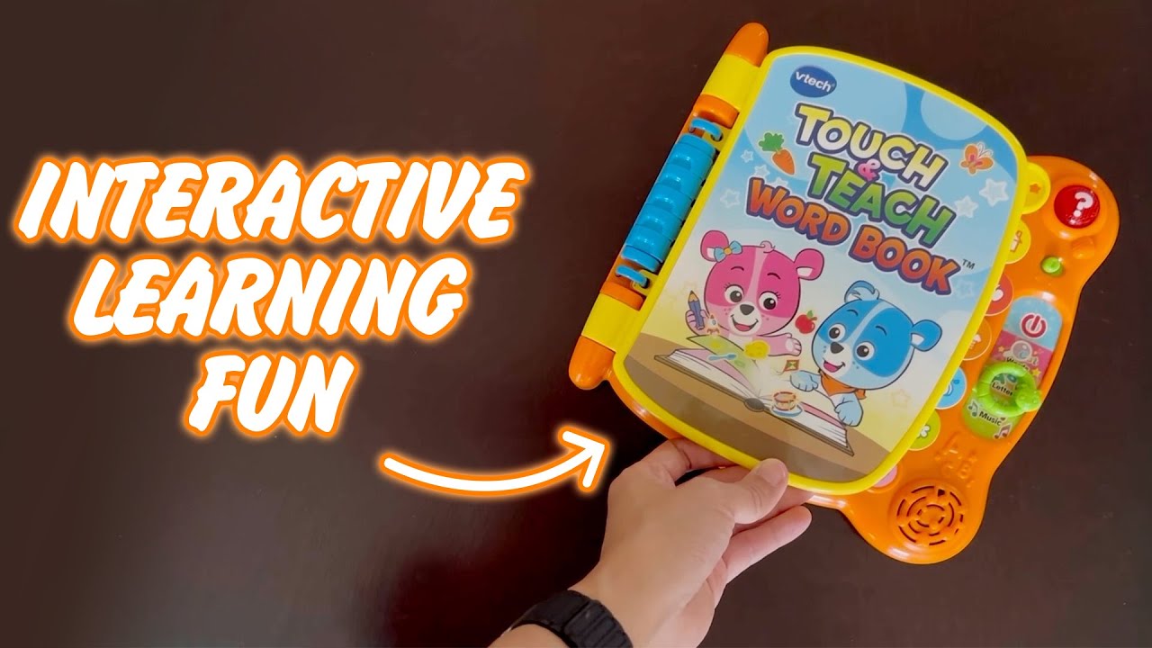 Quick Look: VTech Touch & Teach Word Book - YouTube