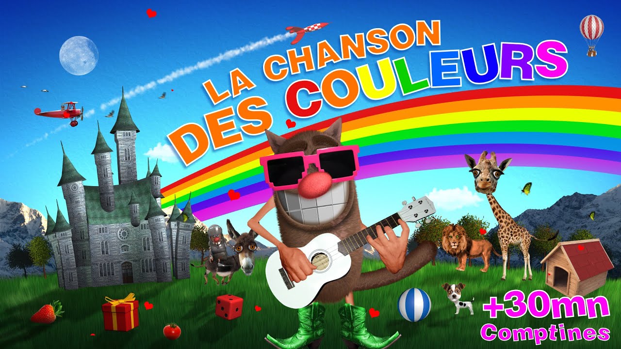 Comptine - La Chanson Des Couleurs par Foufou (Nursery Rhyme of the ...