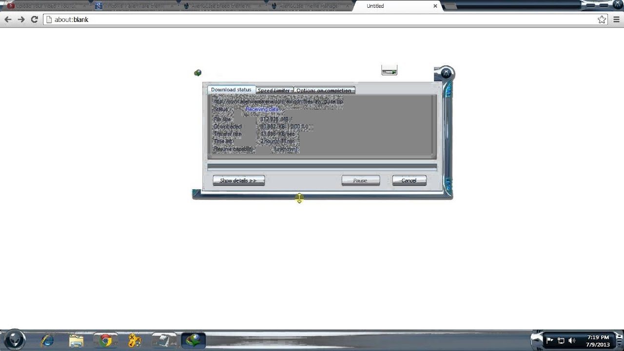 how to window 7 change to aline ware - YouTube