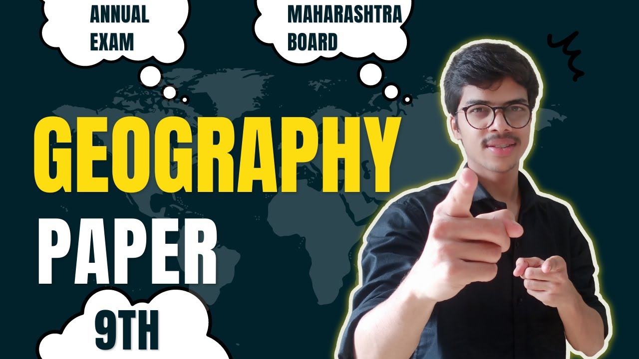9th Geography question paper second semester maharashtra board crystal ...