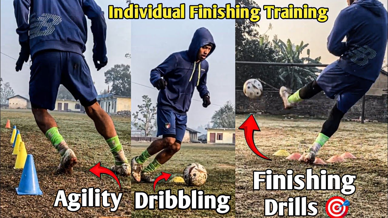 Individual Finishing Training session | Agility, Dribbling Drills ...