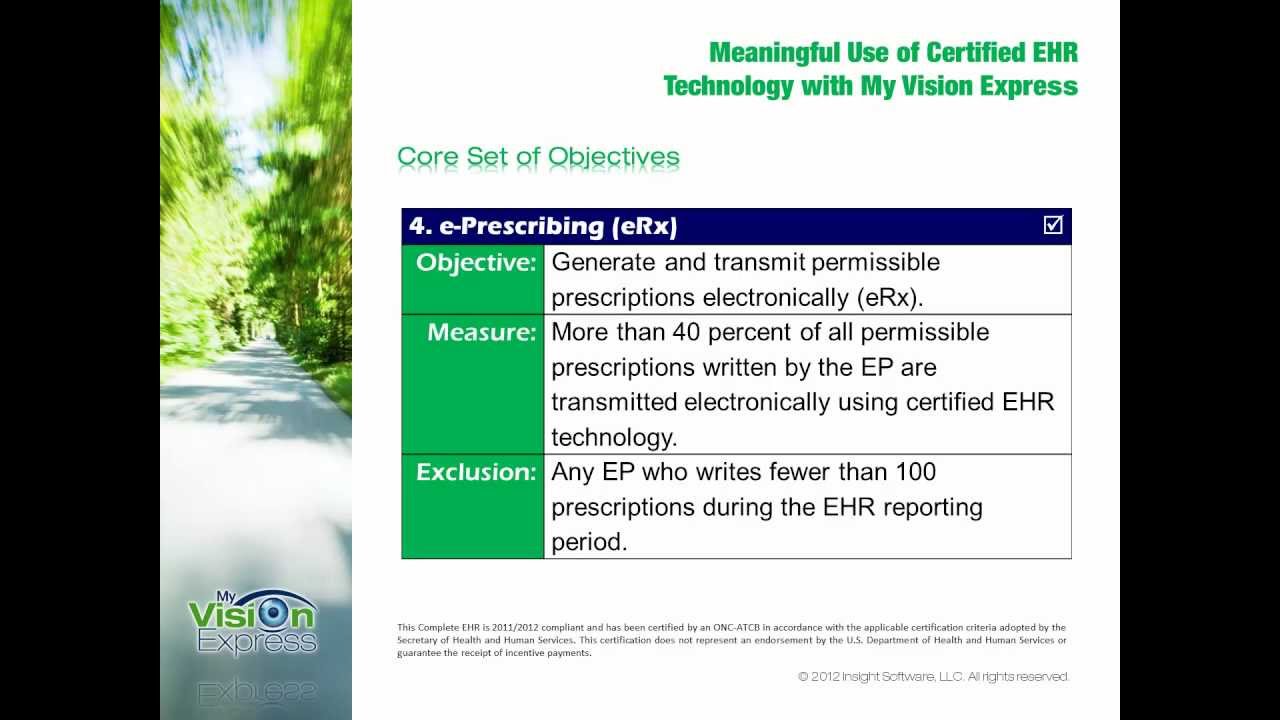 Core 4. E-Prescribing (eRx) - YouTube