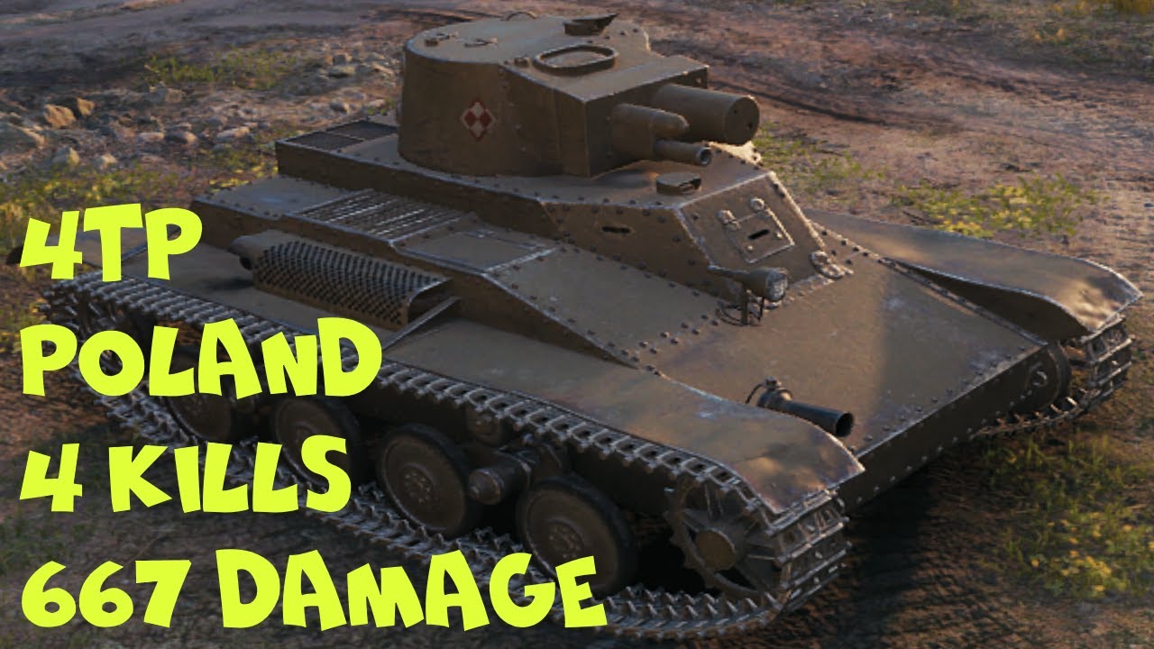 4TP Poland 4K 667D: Tier I: World Of Tanks: WOT Scraps - YouTube