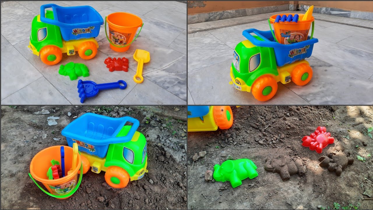 Sand Toy Truck - Blue Truck - Toys For Kids - Kids Mania - YouTube