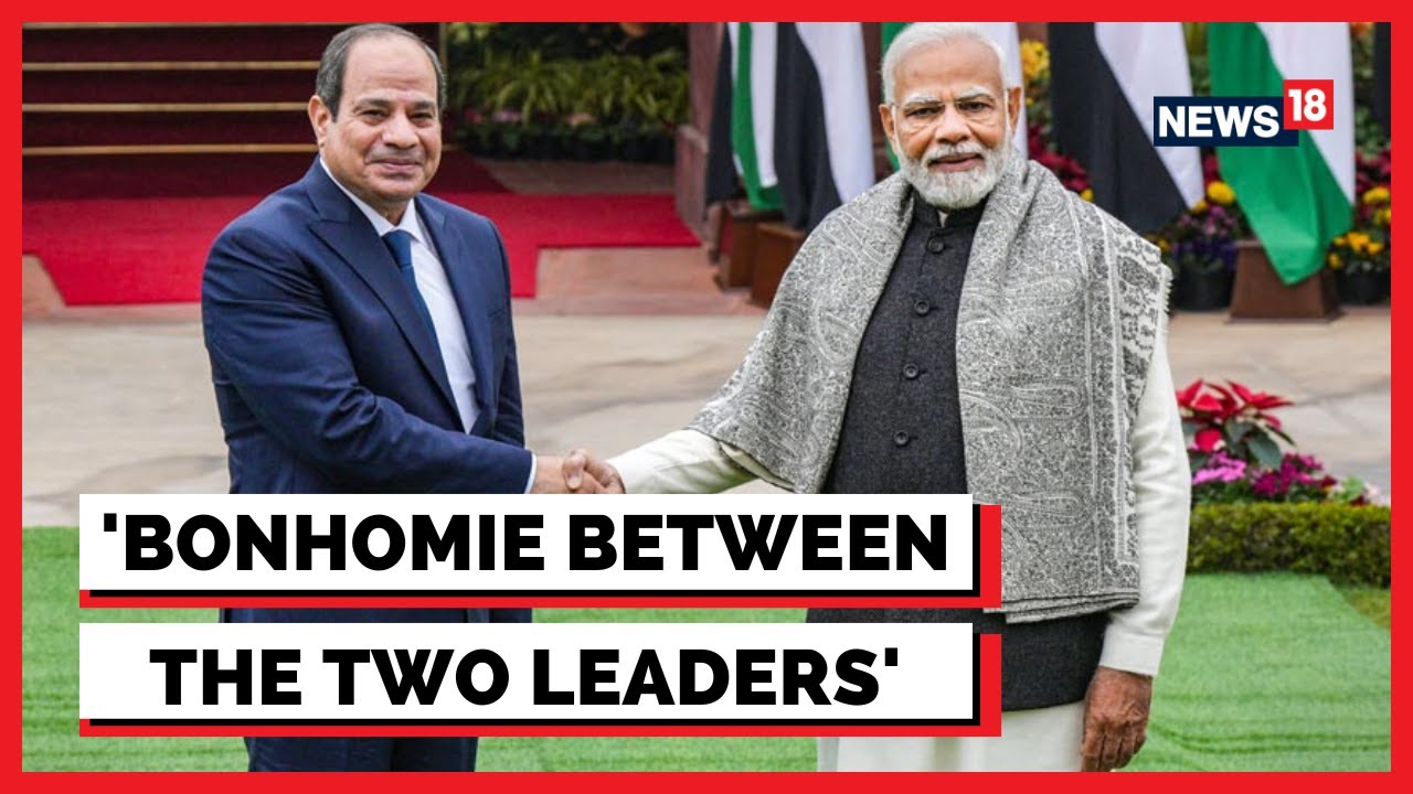 India-Egypt Relations Elevated To Strategic Partnership Level: Ex ...