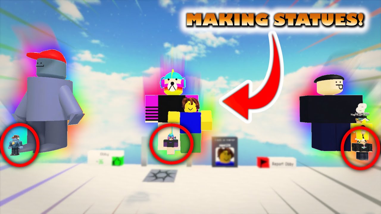 Making Large Statues in Obby Creator!! | Roblox | superJ - YouTube