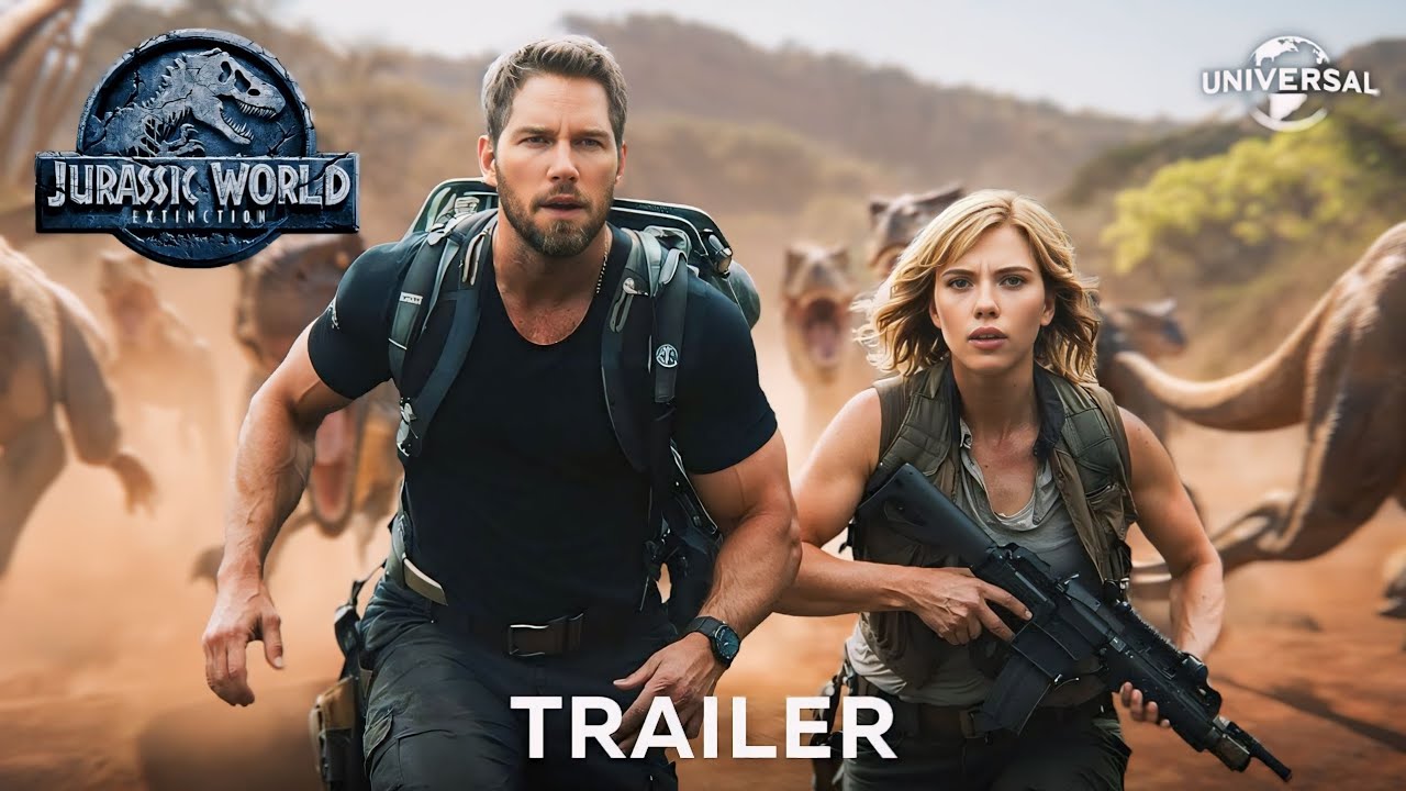 Jurassic World 4: Extinction - Trailer (2025) Scarlett Johansson, Chris Pratt | Universal ...