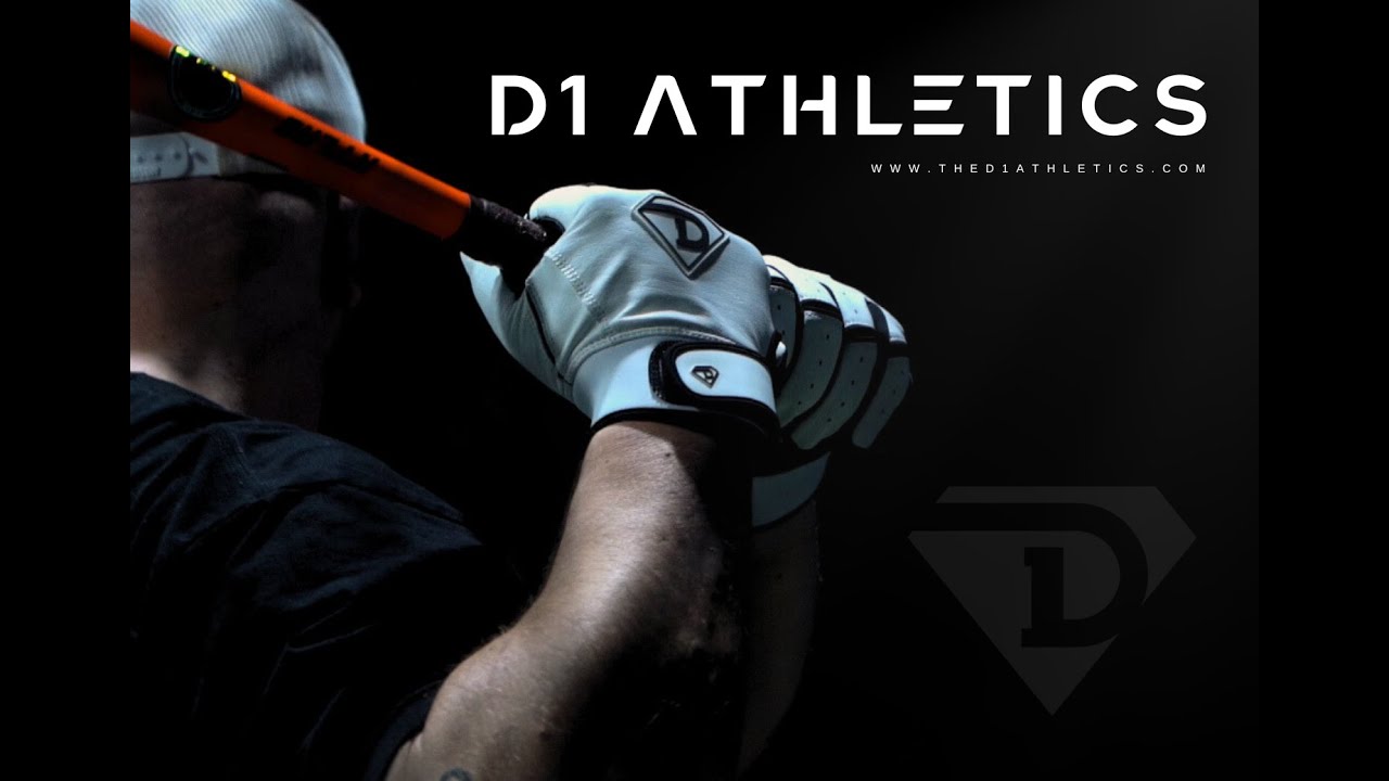 D1 Athletics Dinger Grip Pro Series Premium Baseball Batting Gloves - YouTube