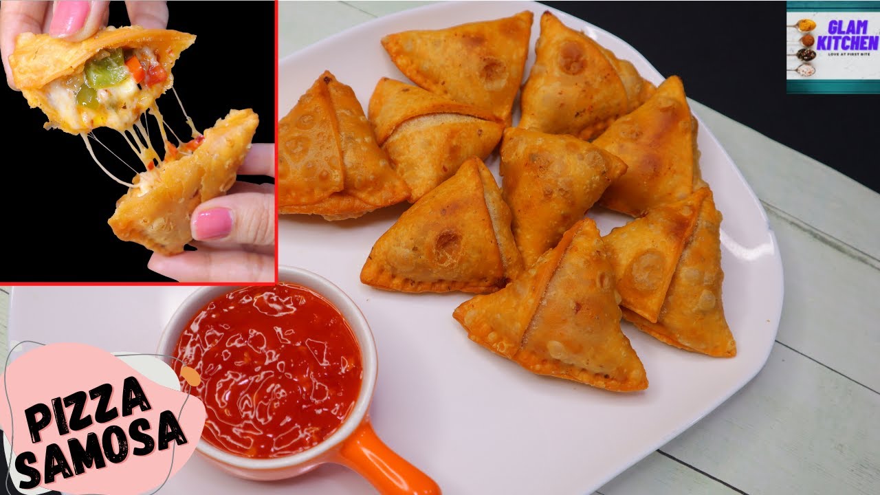 Pizza Samosa recipe | Iftar Special Cheesy Pizza Samosa | Pizza Samosa ...