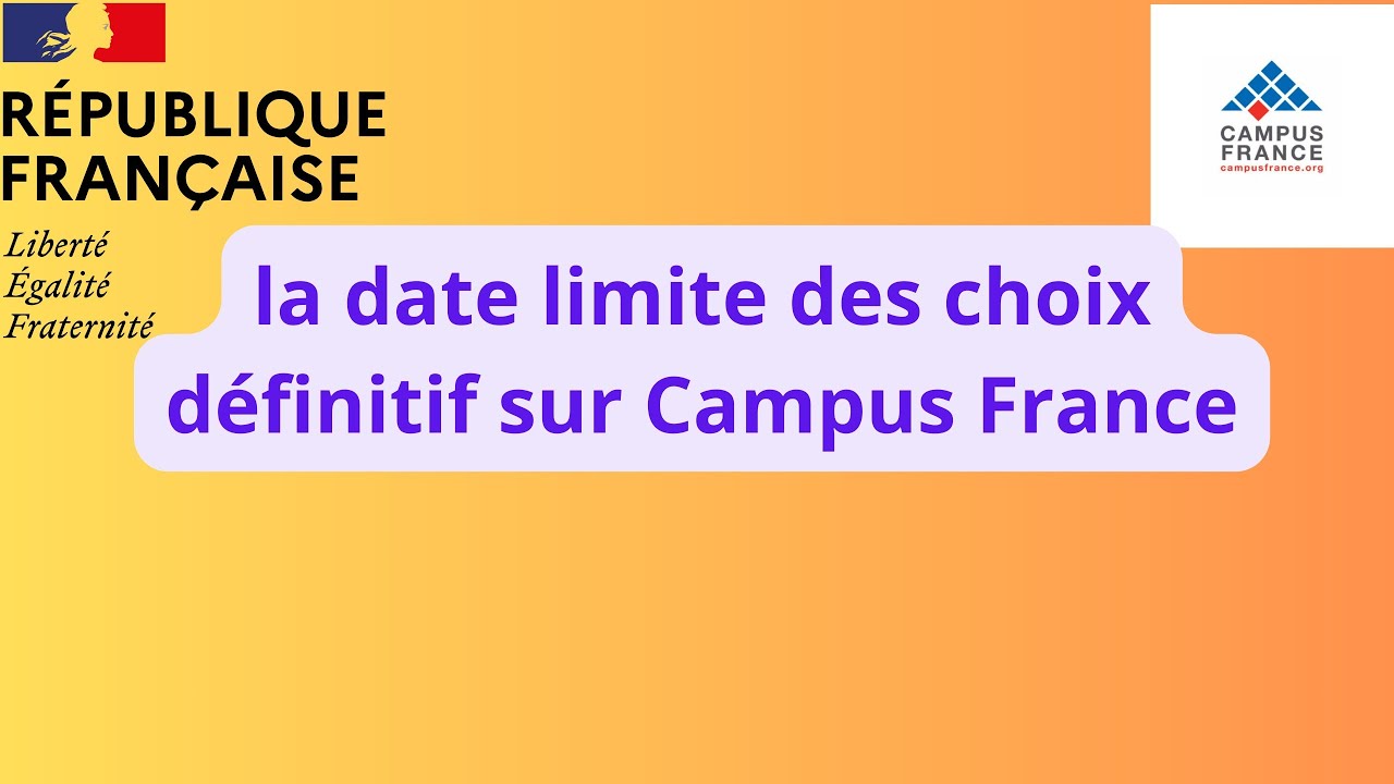 comment faire le choix définitif après l'acceptation campus France ...