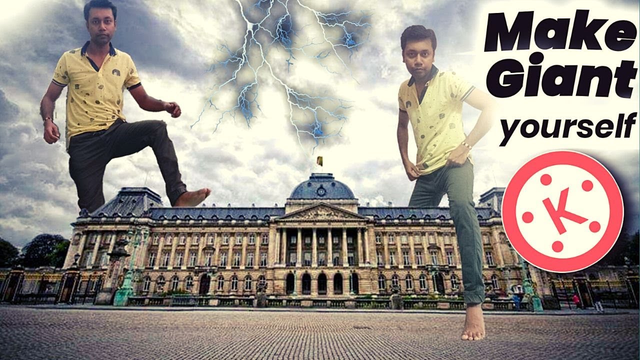 How I made myself GIANT (EASY) I Kinemaster video editing I Make ...