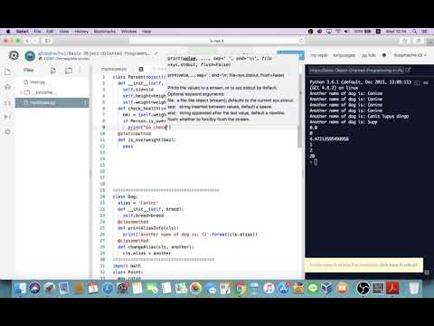 DS501-Lecture14 (08/09): Basic Python Object Oriented Programming - YouTube