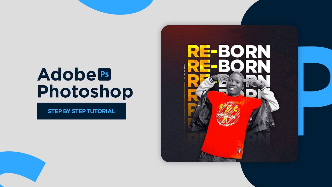 Create a Professional Poster in Photoshop (Birthday Poster) - YouTube