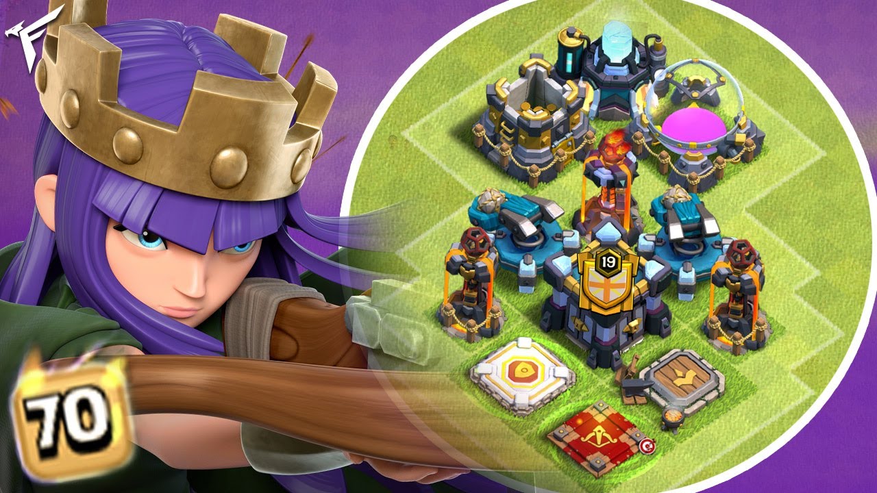 Regina Lv.70 ! Cotto e Maxato🏹Clash of clans - YouTube