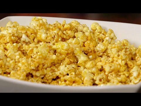 Como hacer crispetas encarameladas - YouTube
