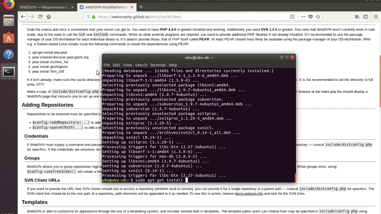 [WebSVN] Installation - YouTube