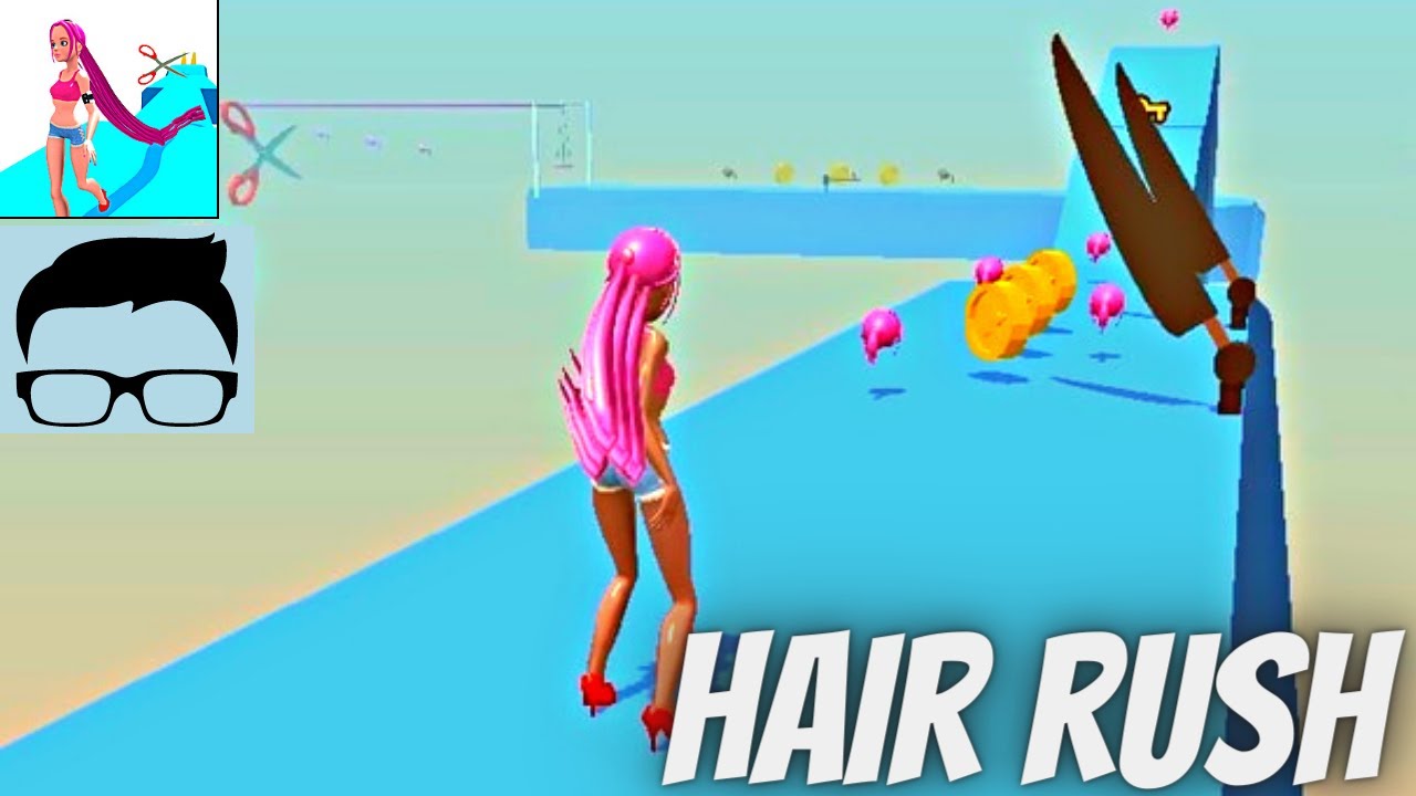 Hair Rush - GamePlay // All Levels, Pro Games, NEW Level, iOS Android ...