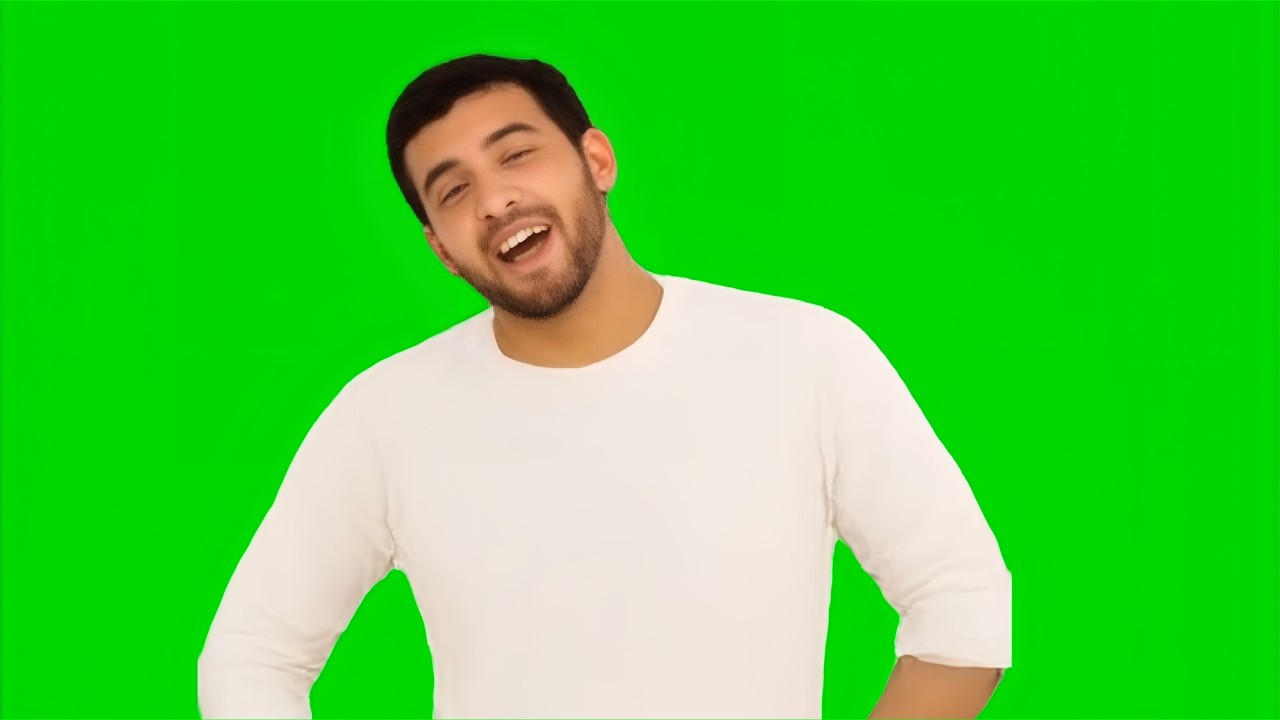 man green screen video | Man relax green screen no copyright - YouTube