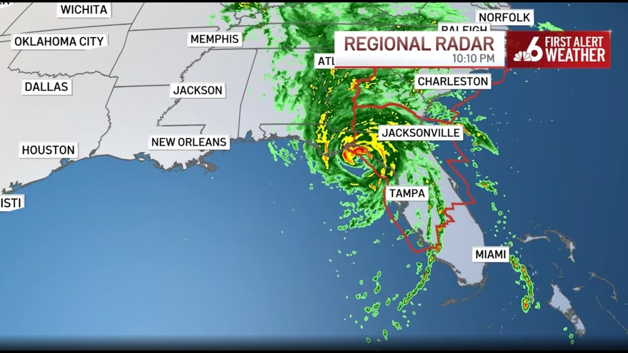RADAR: Track Hurricane Helene as it approaches Florida - YouTube