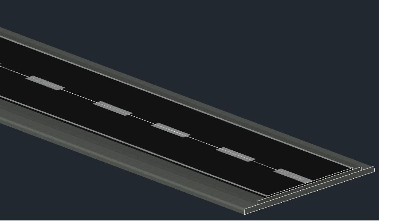 How to Model Road Pavement Layers in AutoCAD 3D - YouTube