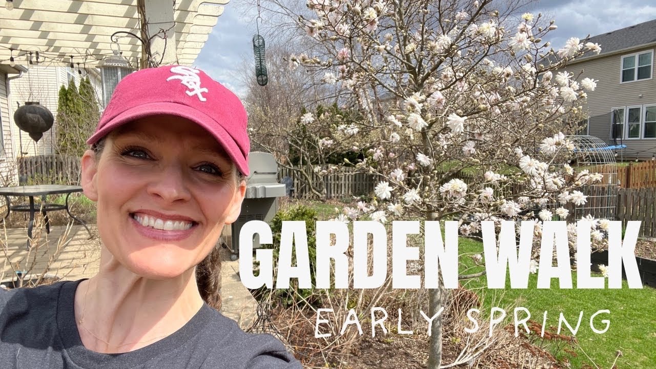 Early Spring Garden Walk - YouTube