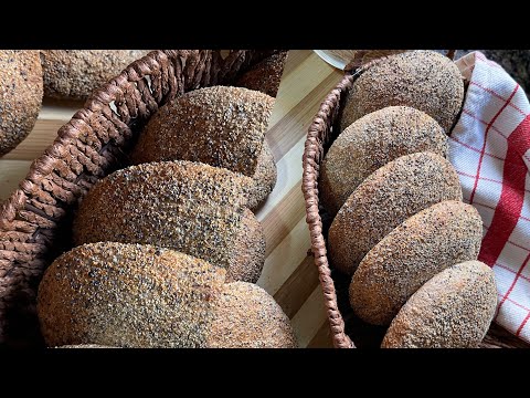 خبز بدقيق القمح الكامل و بذور الخشخاش pavot مع المكون السري للمخابز الكبرى لمذاق و لون اروع 2022