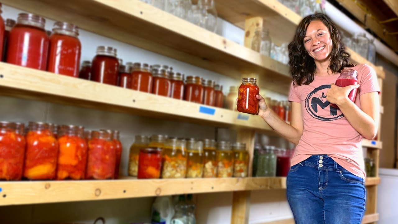 Homestead PANTRY TOUR | Self-Suffiency WITHOUT Burnout - YouTube