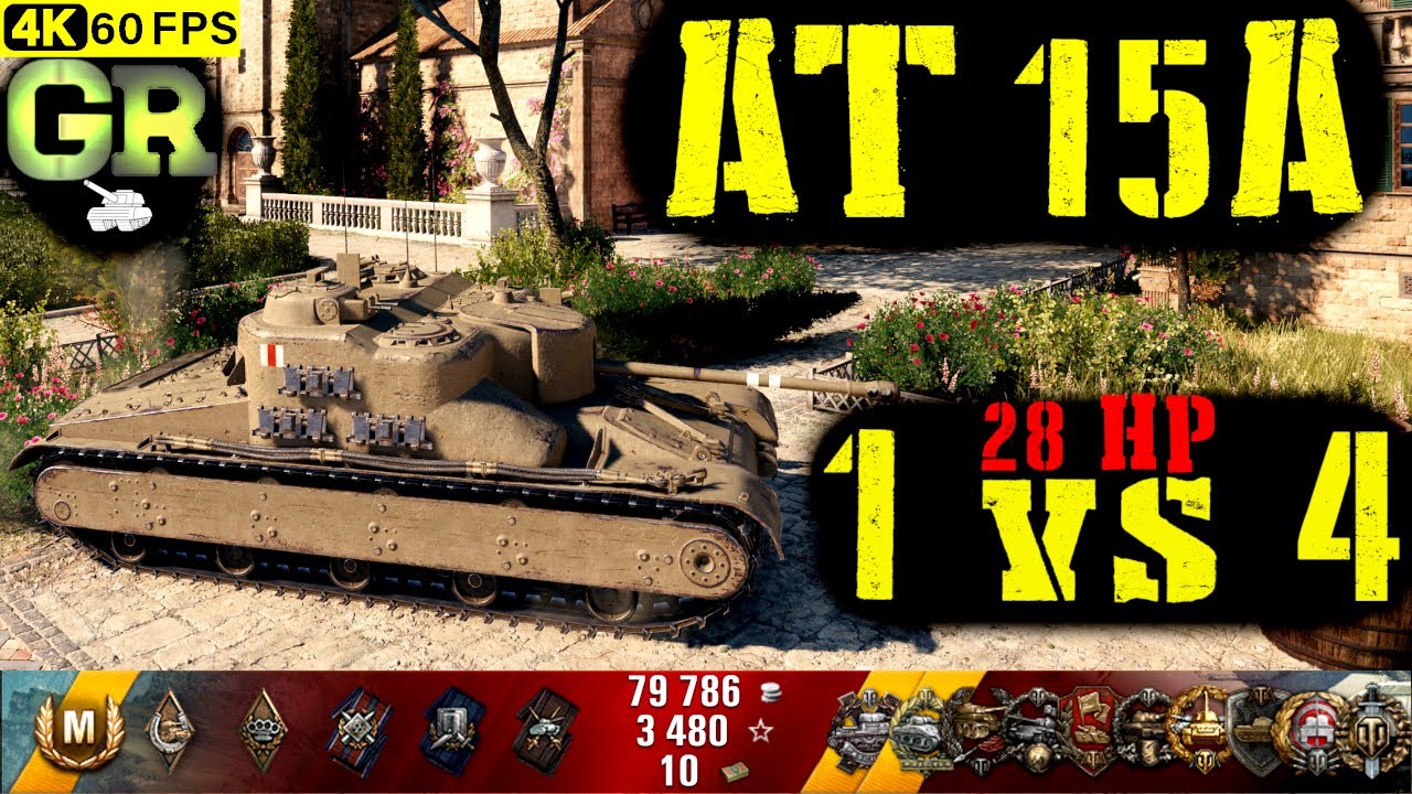 World of Tanks AT 15A Replay - 8 Kills 3.8K DMG(Patch 1.4.0) - YouTube