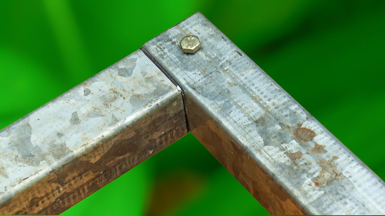2024 perfect Square Tube 90 Degree Joint Without Welding - YouTube