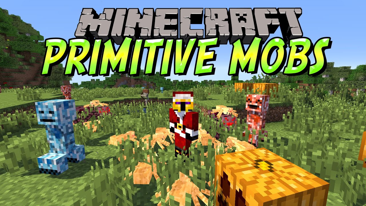 [FR/60FPS]-Présentation de mods: Primitive mob [Minecraft 1.7.10] - YouTube