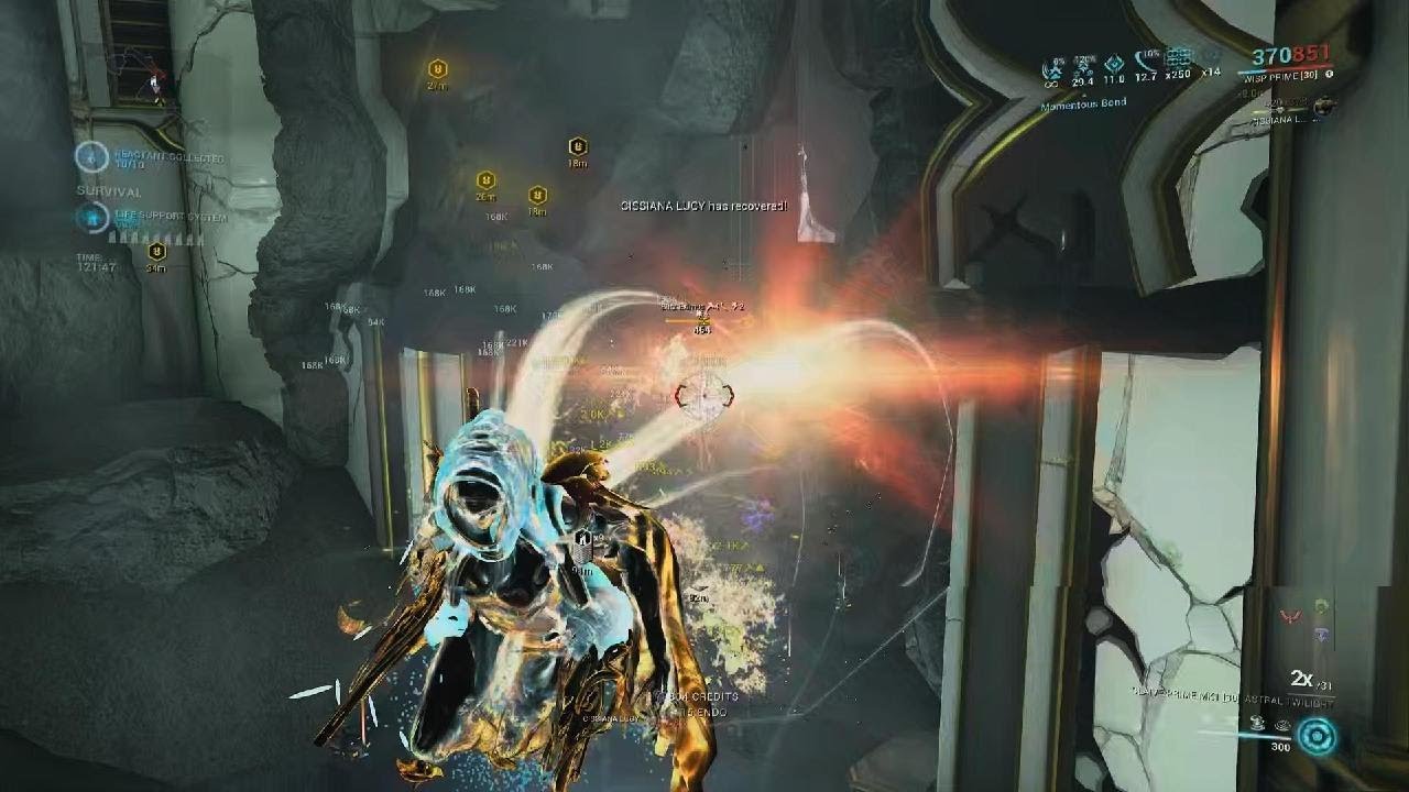 Warframe: Volatile Rebound w/ Melee Influence (Glaive build) - YouTube