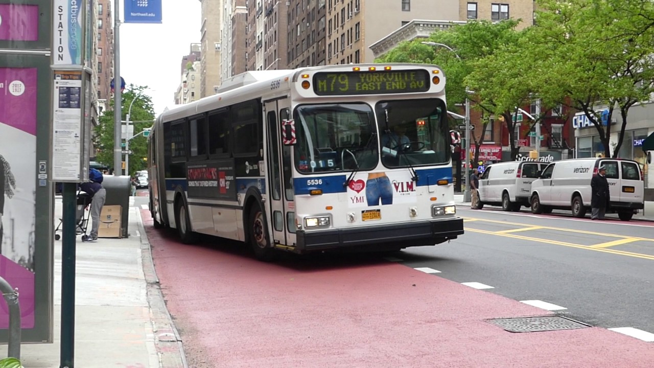 MTA NYCT Bus: 2003 New Flyer D60HF Galaxy M79 Bus #5536 at 3rd Ave-E ...