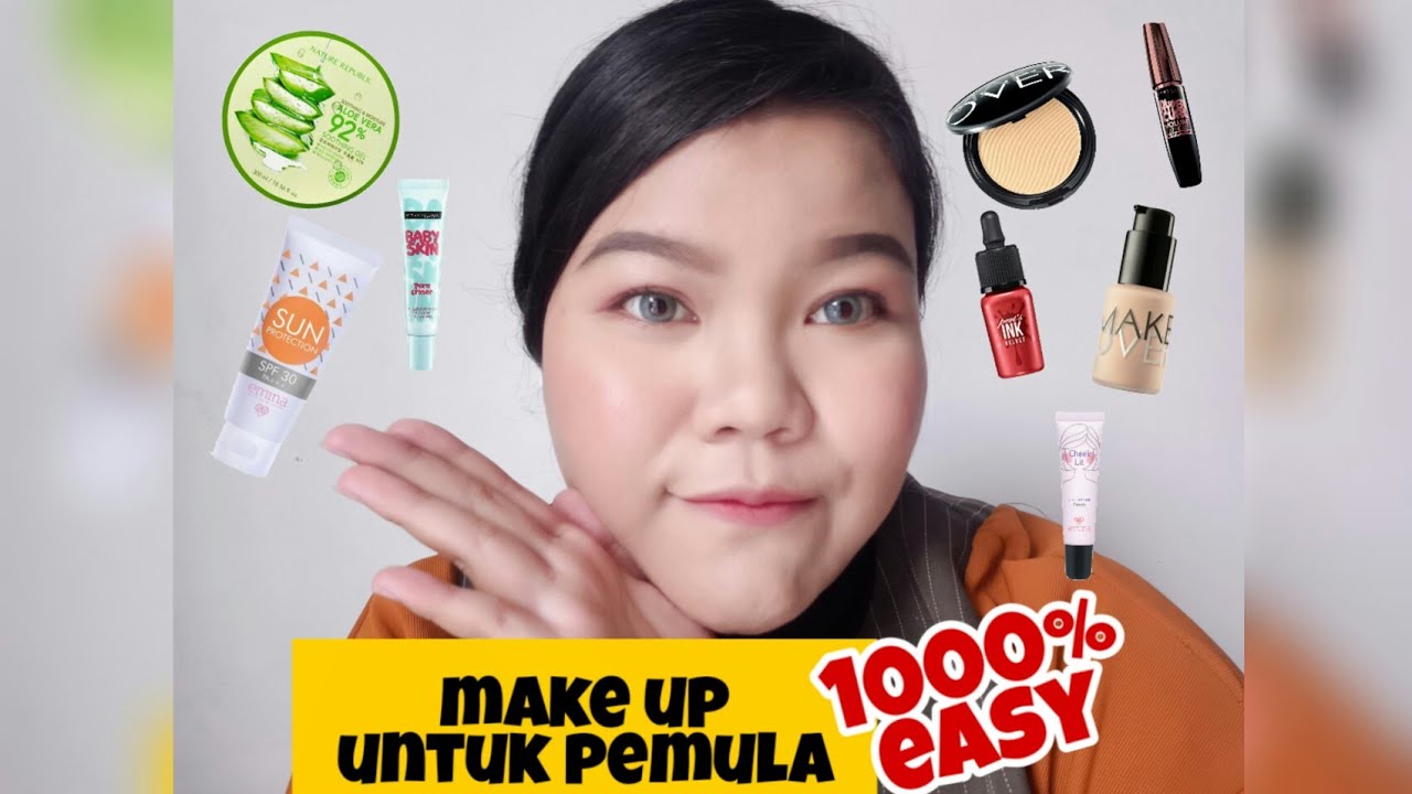 TUTORIAL MAKE UP PEMULA + TUTORIAL BIKIN ALIS || 1000% GAMPANG BANGET ...