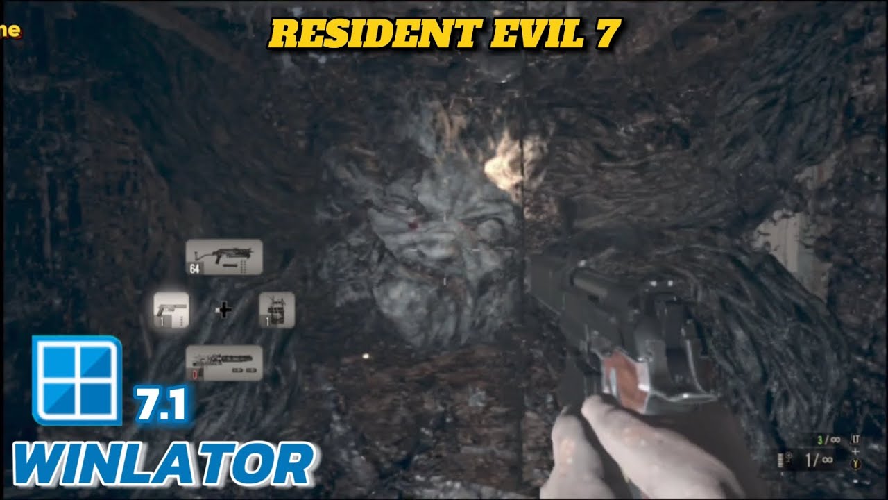 Winlator - Gameplay Resident Evil 7 | Final Boss Eveline - Windows ...