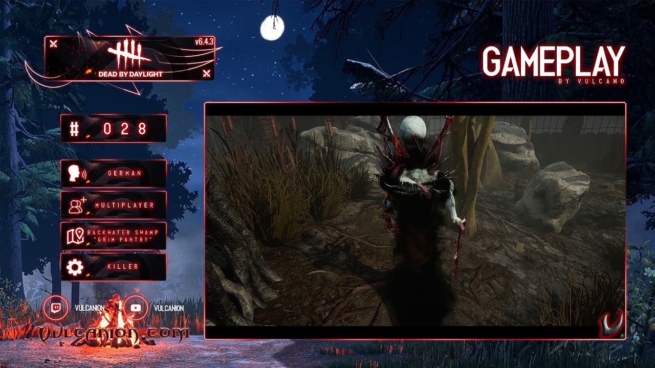 Dead by Daylight - Killer Gameplay #28 - The Dredge - Backwater Swamp ...