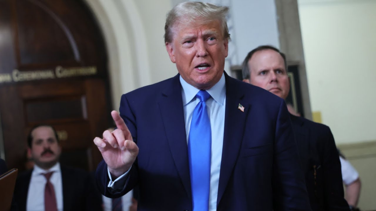 ‘We did nothing wrong’: Donald Trump denounces civil fraud trial - YouTube