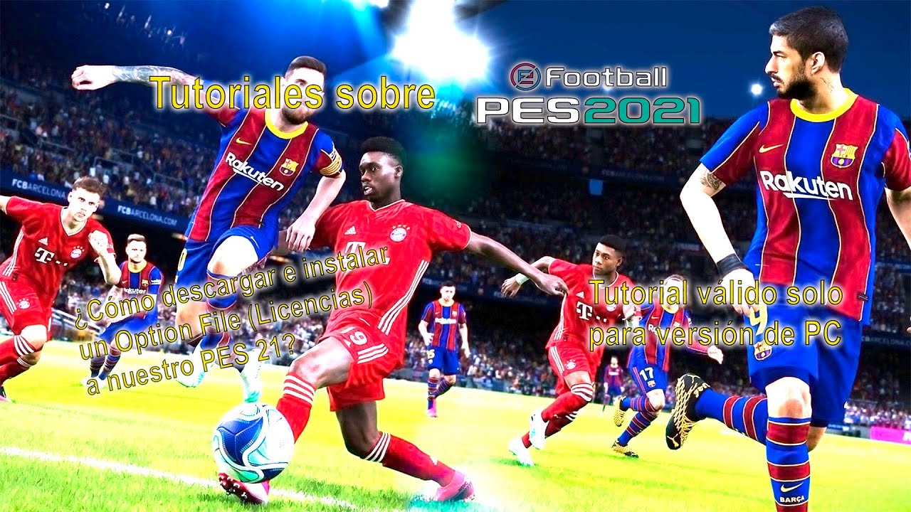 Tutorial - Descarga e instalación Option File PES 2021 - YouTube