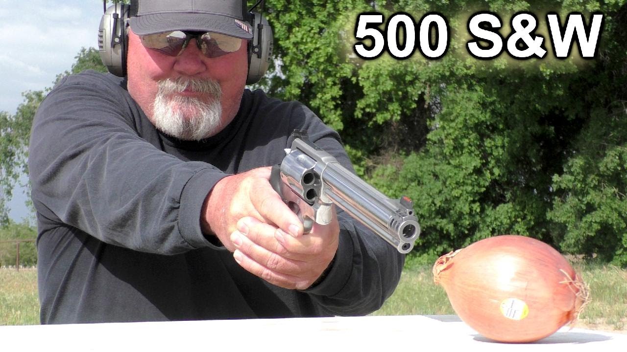 The Mighty 500 Smith & Wesson Revolver - TESTED! - YouTube