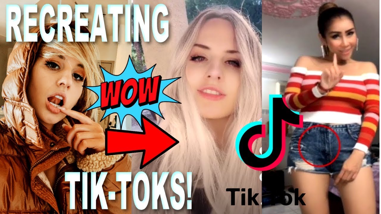 RECREATING TIK TOK VIDEOS (CRINGE) - YouTube
