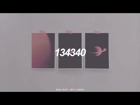 134340 | BTS (방탄소년단) English Lyrics