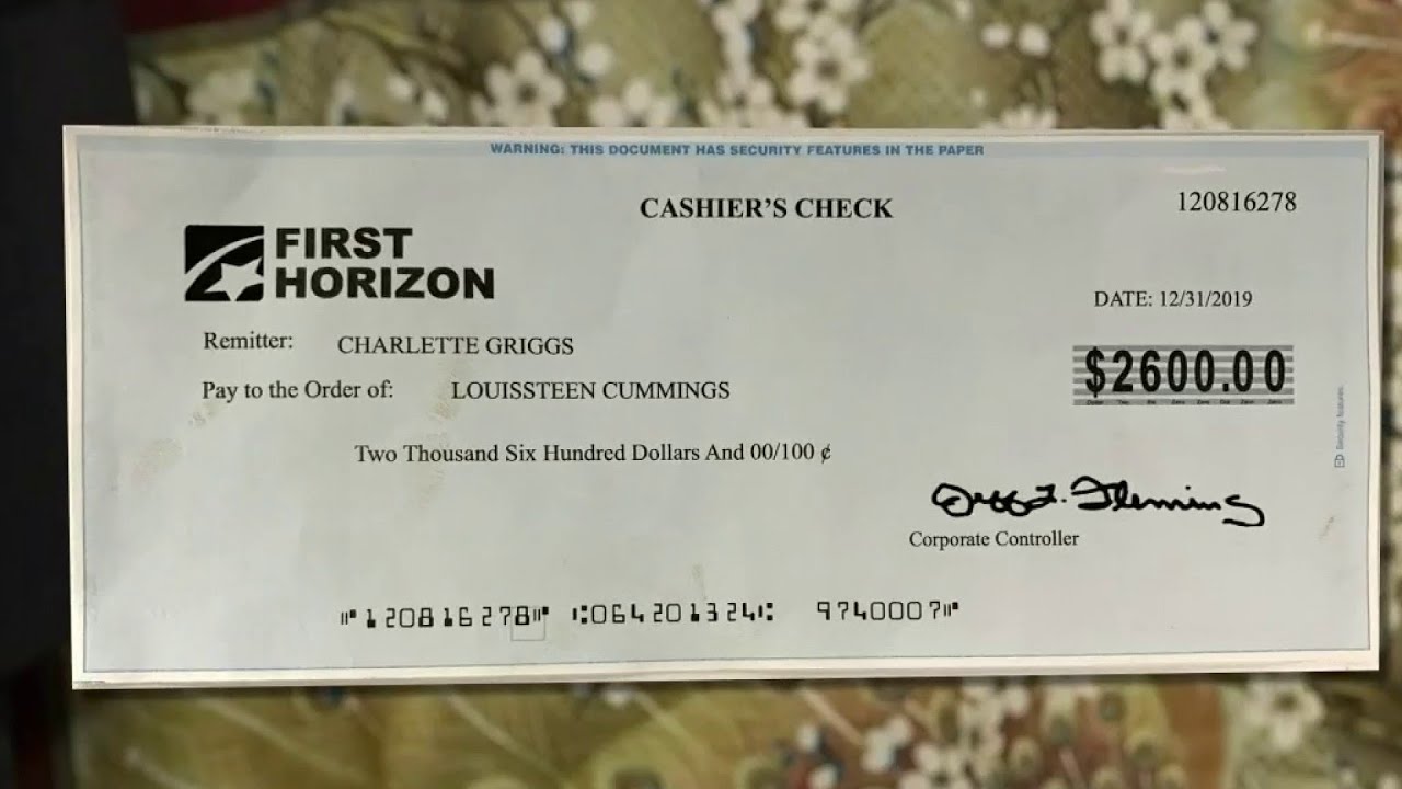 Fake check scheme targets shoppers - YouTube