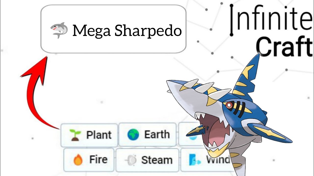 How to make Mega Sharpedo in infinite craft | infinity craft - YouTube